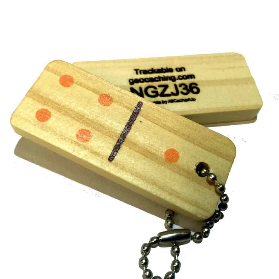 Domino Wooden (Travel Bug) For Geocaching - Trackable Domino ...