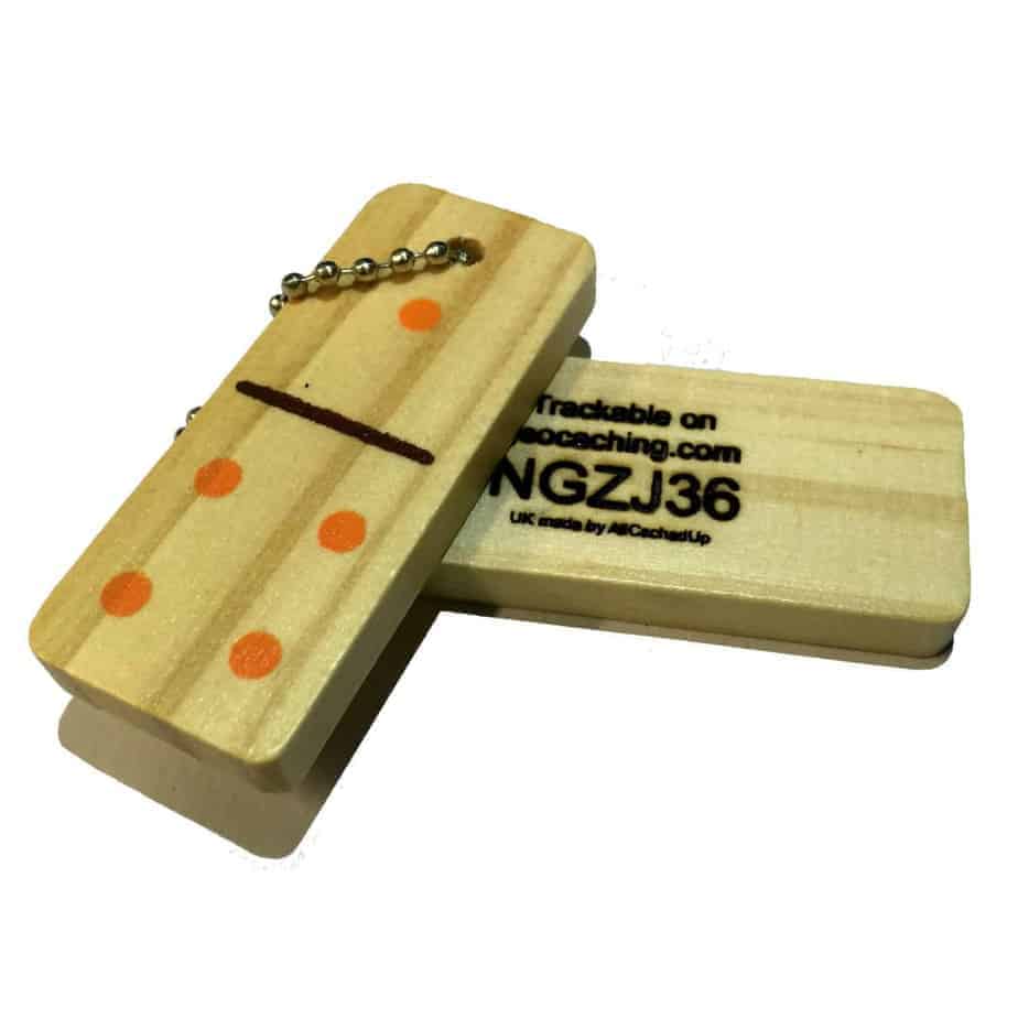Domino Wooden (Travel Bug) For Geocaching - Trackable Domino ...
