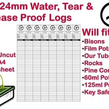 Geocache Logs Geocaching Log Sheets Lots of Design and Paper Choices ...