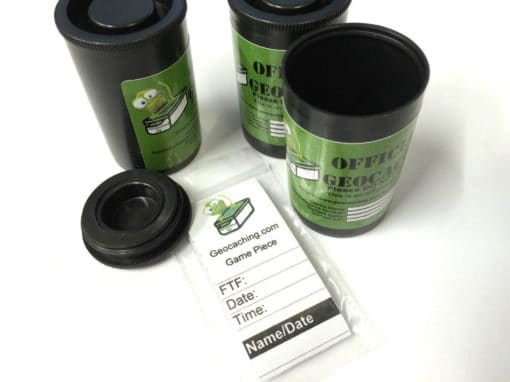 FIVE Film Pot Canisters Micro Geocache Container-Labelled & Logged ...