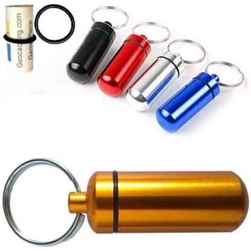 Bison Tube Geocache Geocaching Waterproof Container with waterproof Log ...